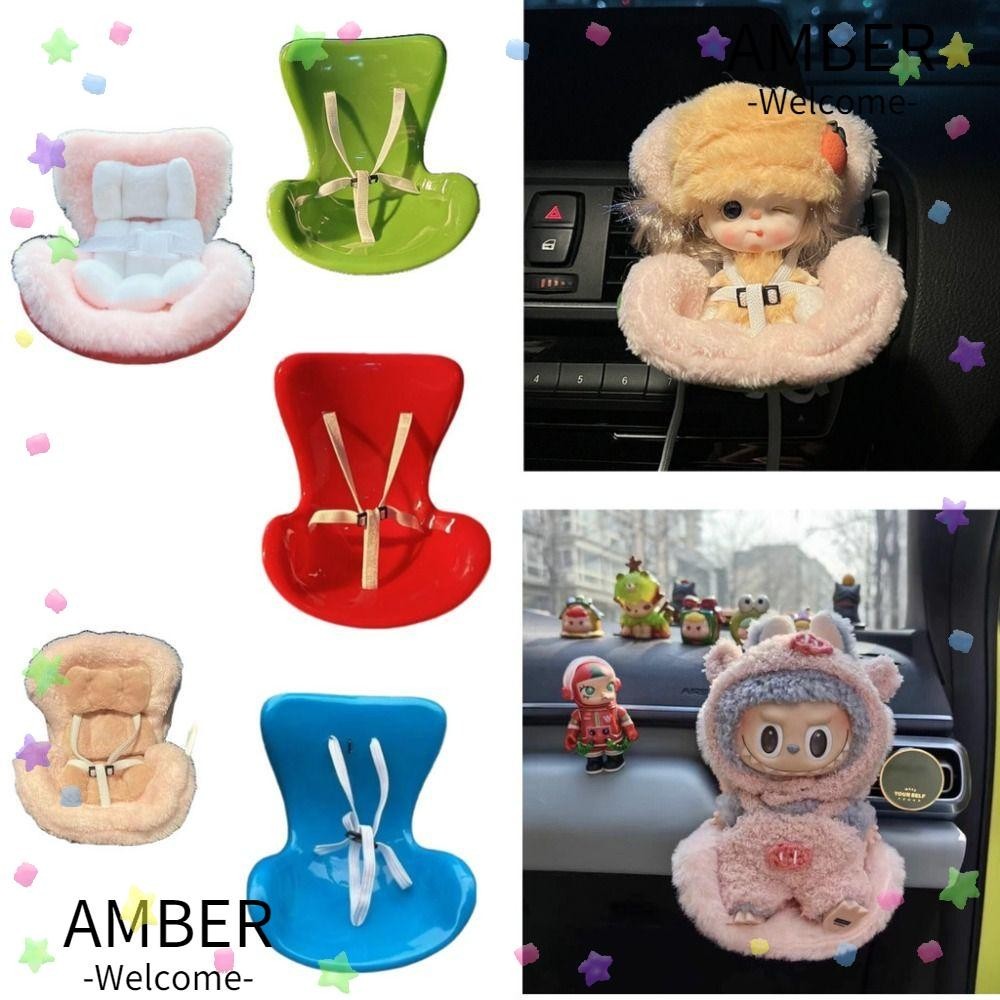 AMBER1 Labubu Doll Car Seat, Durable Chair Model Car Doll Safety Seat ...
