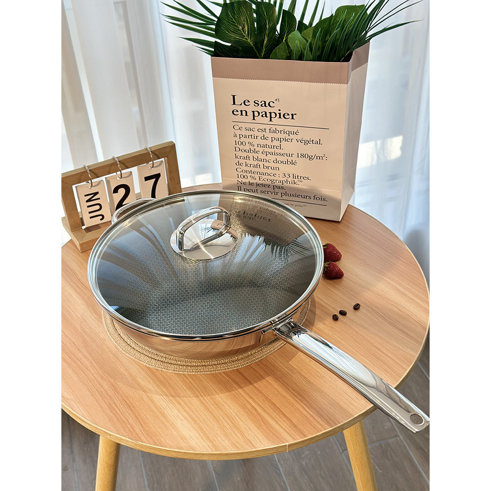 German WMF Futengbao 304 stainless steel Chinese energy series frying pan less smoke coating ...