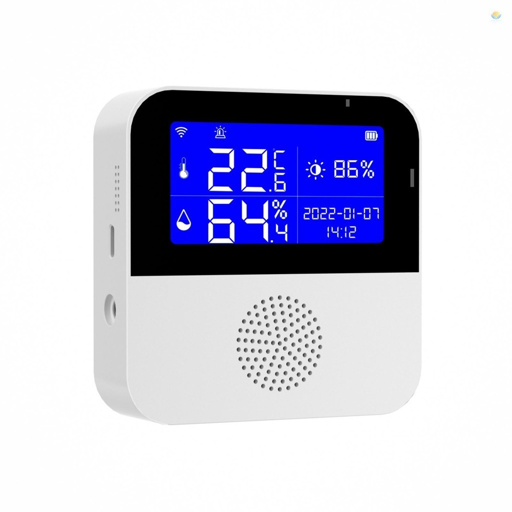 Wi-Fi Temperature Humidity Meter Indoor Hygrometer Temperature Sensor ...
