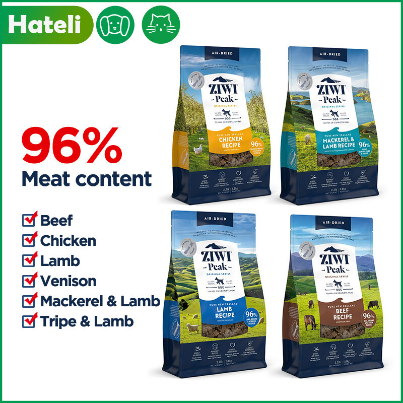 Hateil ZIWI Peak Air-Dried Dog Food All Natural High Protein Grain Free and Limited Ingredient 2 ...