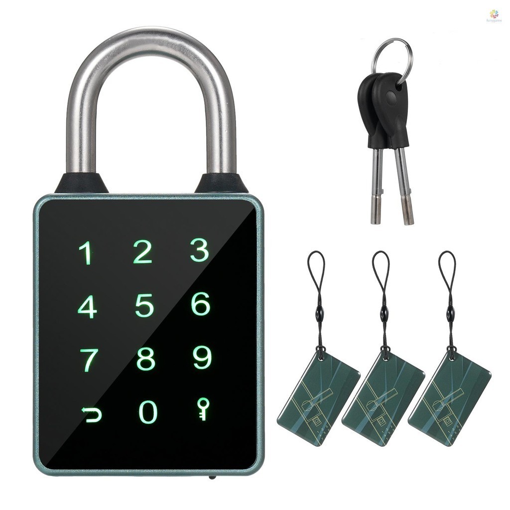 Smart Padlock BT Keypad Smart Lock Entry Front Door Lock Combination ...