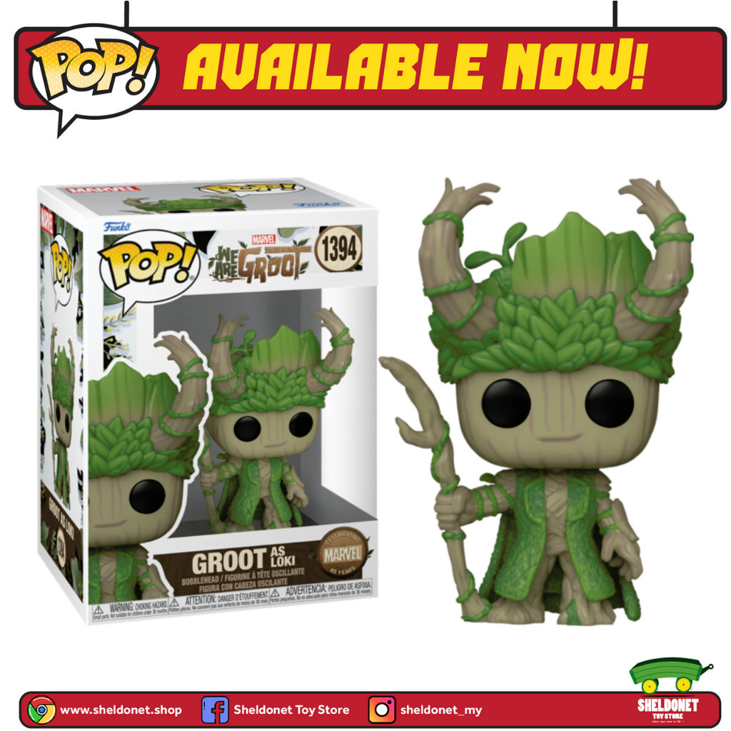 Funko Pop! Marvel: Marvel 85th Anniversary: We Are Groot - Groot as ...