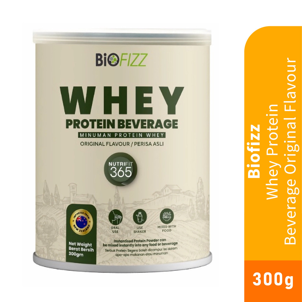 BIOFIZZ Whey Protein Powder (300g) Whey Protein Concentrate, Protein ...