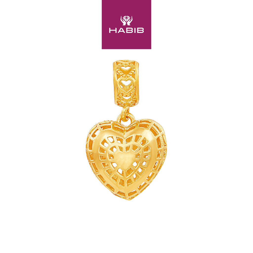 HABIB 916/22K Yellow Gold Charm PPJ05-P2920724 | Shopee Malaysia