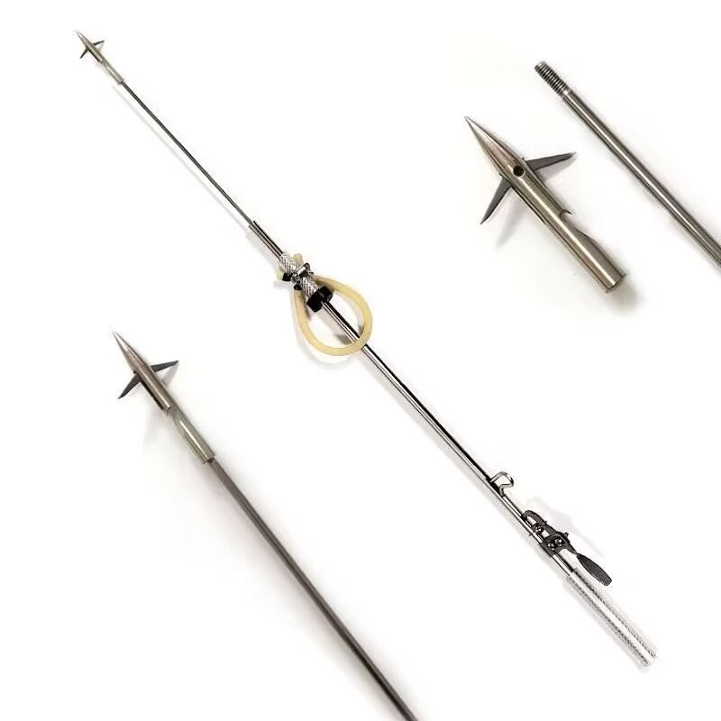 Super Strong Diving Fish Fork Stainless Telescopic Set Rod Tip Harpoon ...