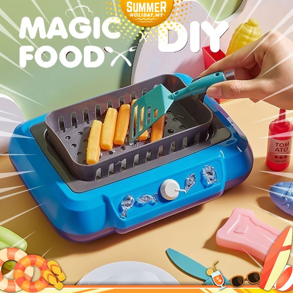 Color Changing Kitchen Toys Play Set Big Mainan Masak Masak Cooking ...