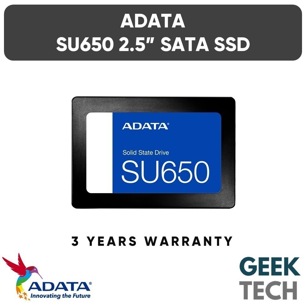 ADATA Ultimate SU650 2.5” SATA SSD Solid State Drive 120GB/240GB/256GB ...