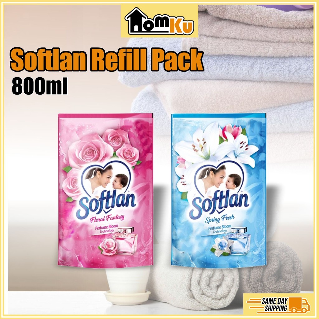 SOFTLAN Fabric Softener Refill Pack 800ml | Shopee Malaysia