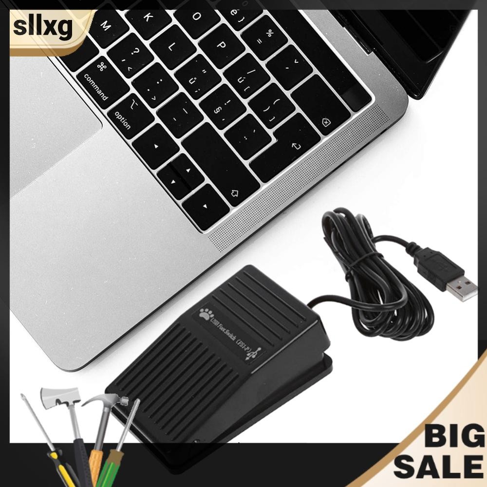 Foot Controllers Pedal Switch with 2M Cable Black for Keyboard Mouse PC Laptop h [sllxg.my ...