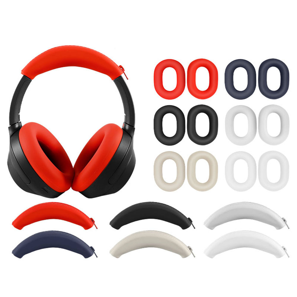 Silicone Earphone Protector Soft Earpads Headbeam Sleeve Anti-Scratch ...