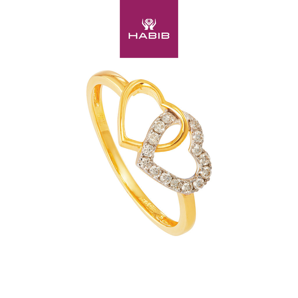 HABIB Diamond Ring in 375/9K Yellow Gold 269890724(YG) | Shopee Malaysia