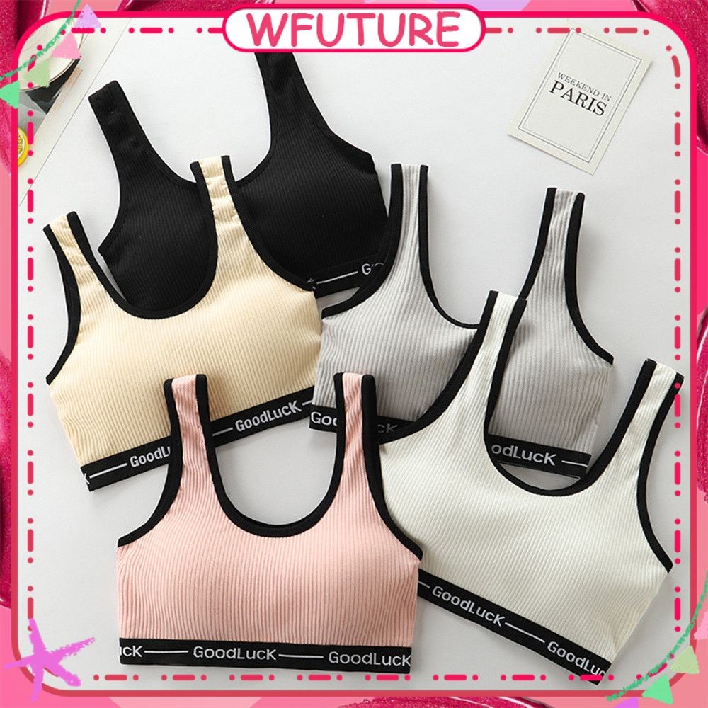 ⚡24H SHIPPING⚡ Developmental Period Girls Sports Bra Junior High School ...