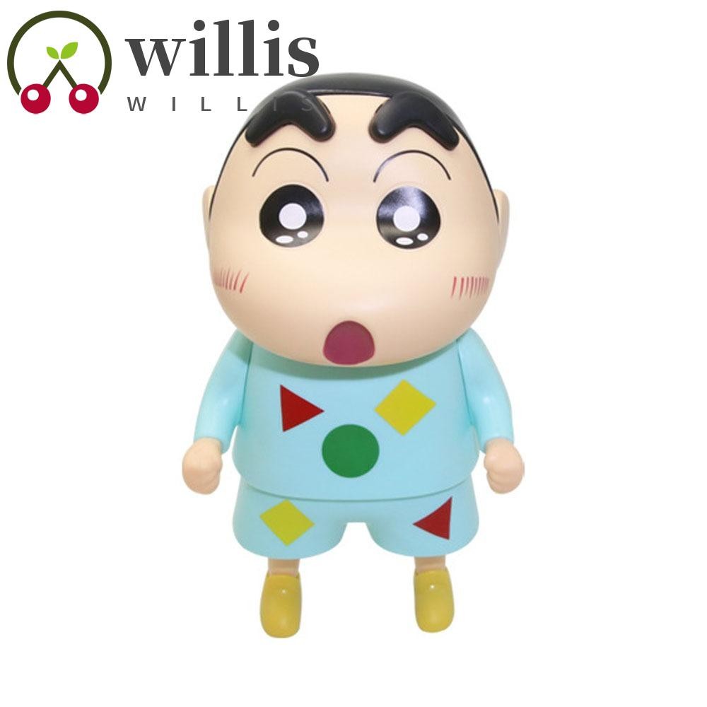 WILLIS Crayon Shin-chan Piggy Bank, Large Blue Clothes Crayon Shin Chan ...