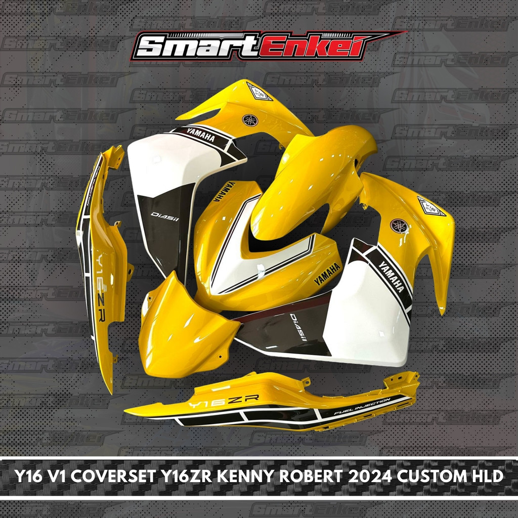COVERSET Y16 V1 HLD KUNING KENNY ROBERT 2024 CUSTOM | Shopee Malaysia