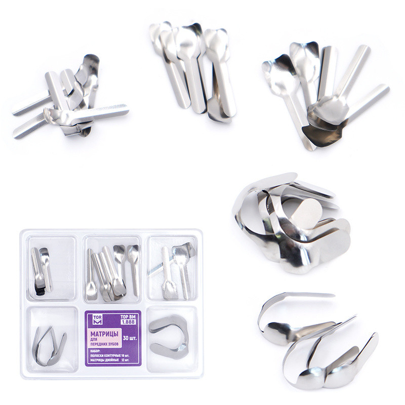 Contour matrix wedge with proximal anterior tooth matrix and cross ...