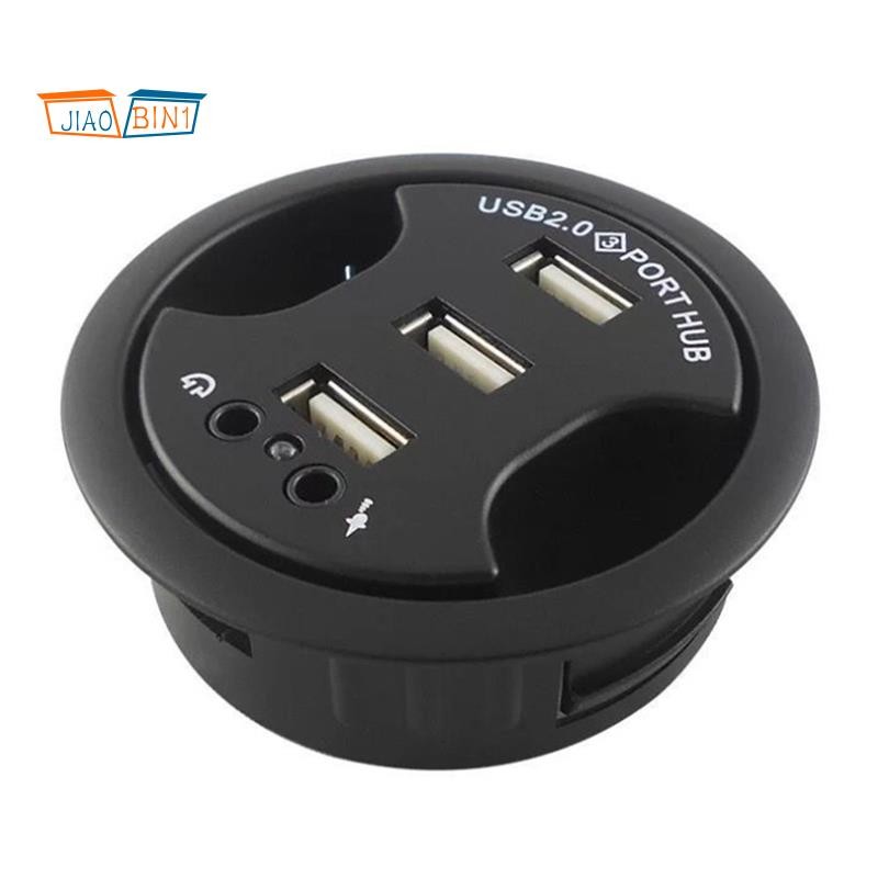 Desktop HUB USB2.0 Hub with Audio Earmark Hub 3-Port Hub Audio Device ...