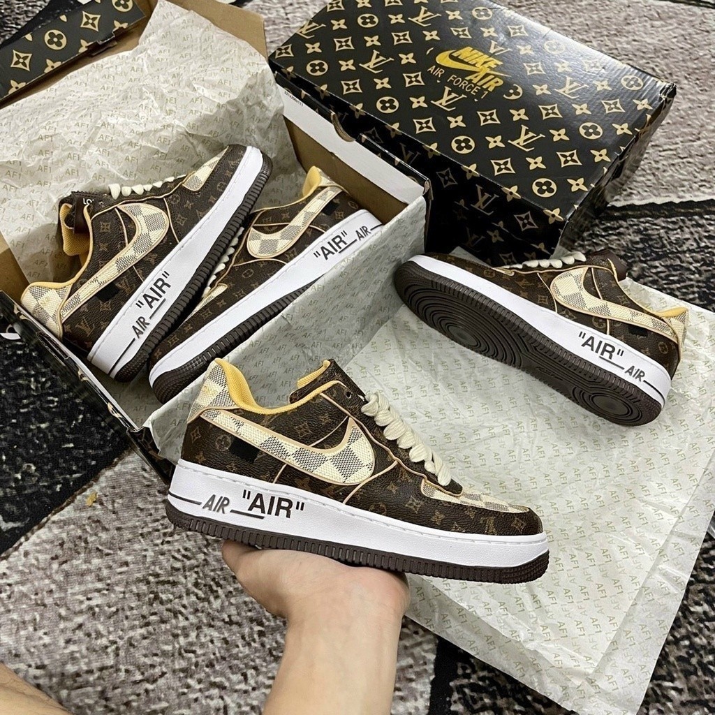 Nike _ Air Force 1 Af1 Lv Mid Version Standard S.C Sneakers aksesori ...