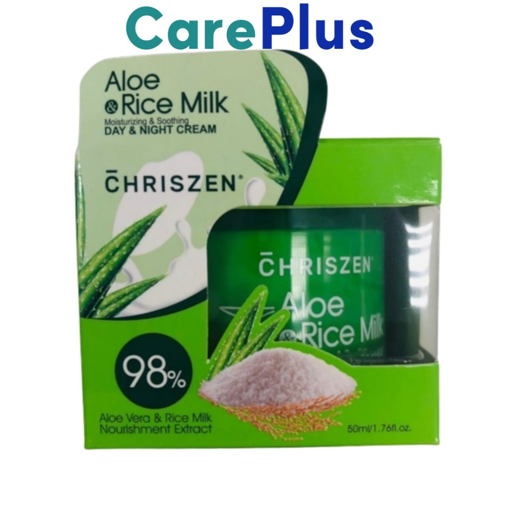 CHRISZEN ALOE & RICE DAY & NIGHT CREAM 50ML (EXP:01/2026) | Shopee Malaysia