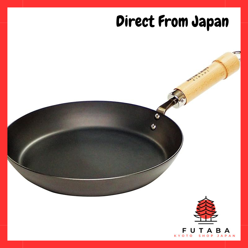 RiverLight Kiwami JAPAN Iron Thick Plate Frying Pan Nitro Steel, IH ...