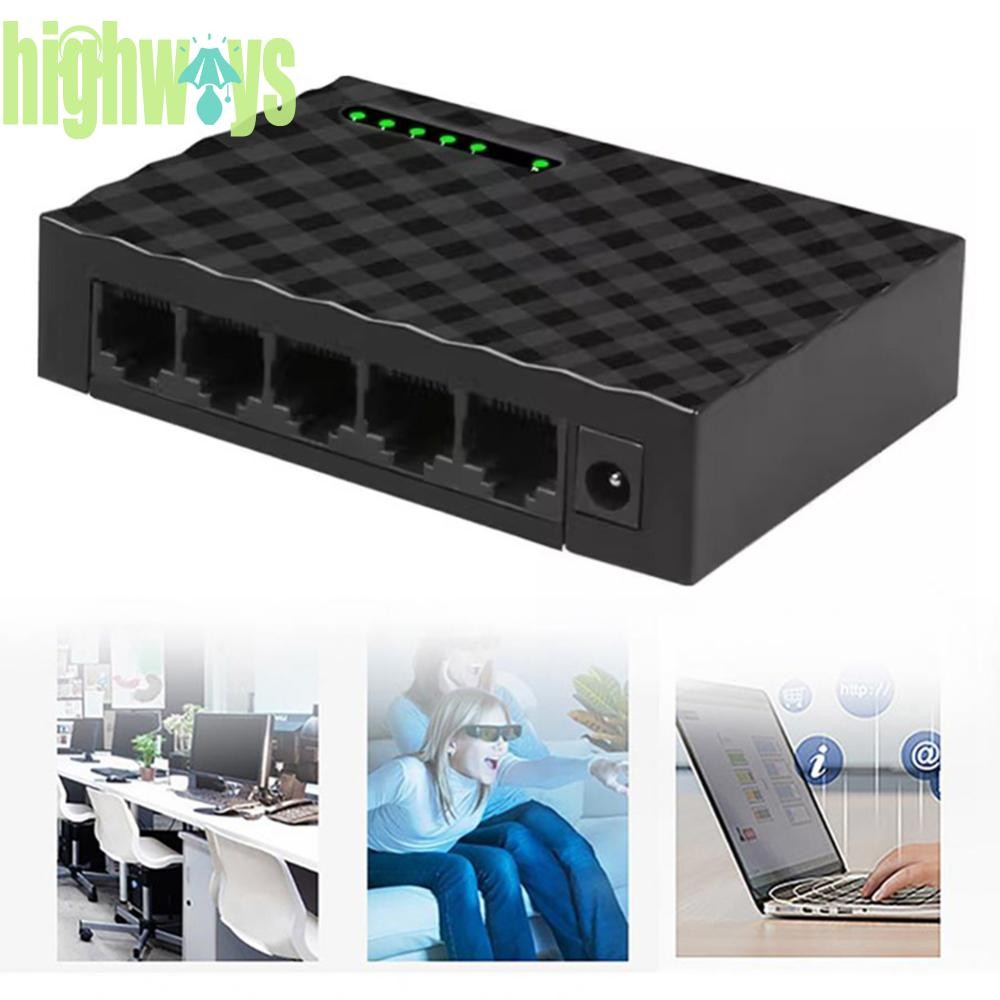 LF# 5 Port 1000Mbps Gigabit Network Switch Fast RJ45 Ethernet Switcher ...