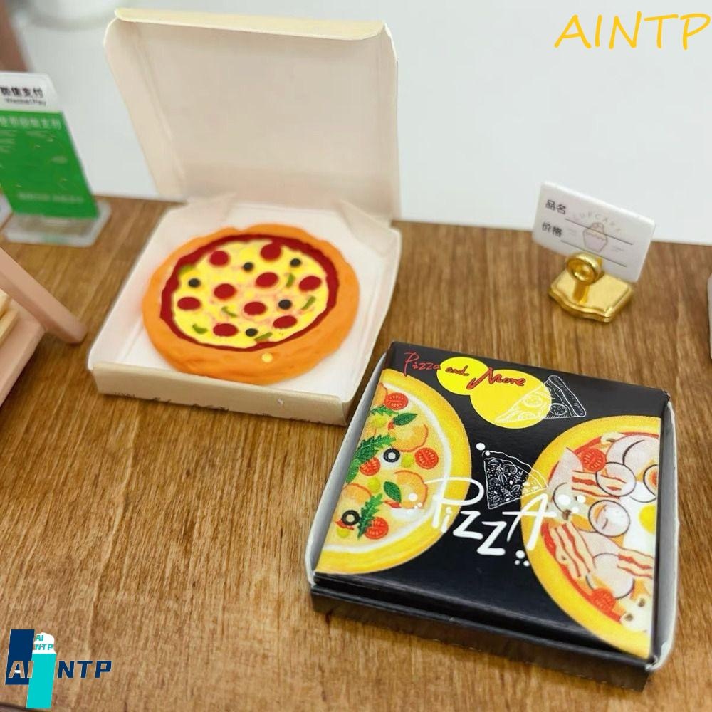 AINTP 5pcs Artificial Pizza Model, Dollhouse Lifelike Mini Simulation ...