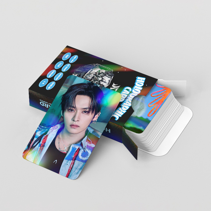 50-124pcs STRAY KIDS ATE Holographic Laser Lomo cards Lose My Breath ...