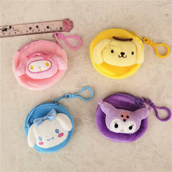 wallet woman small cute beg duit wanita Mini 8CM Bulat Sanrio Dompet ...