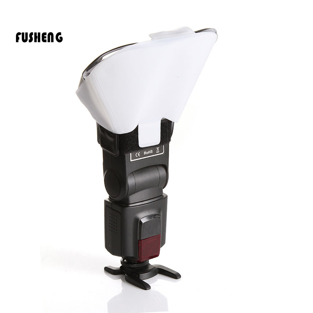 Universal Speedlight Flash Light Bounce Diffuser with 3 Colors ...