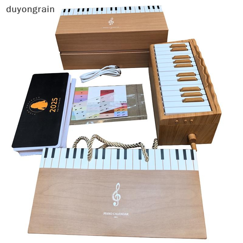 (duyongrain) Piano Calendar 2025 Desk Calendar Wireless Speaker Mini ...