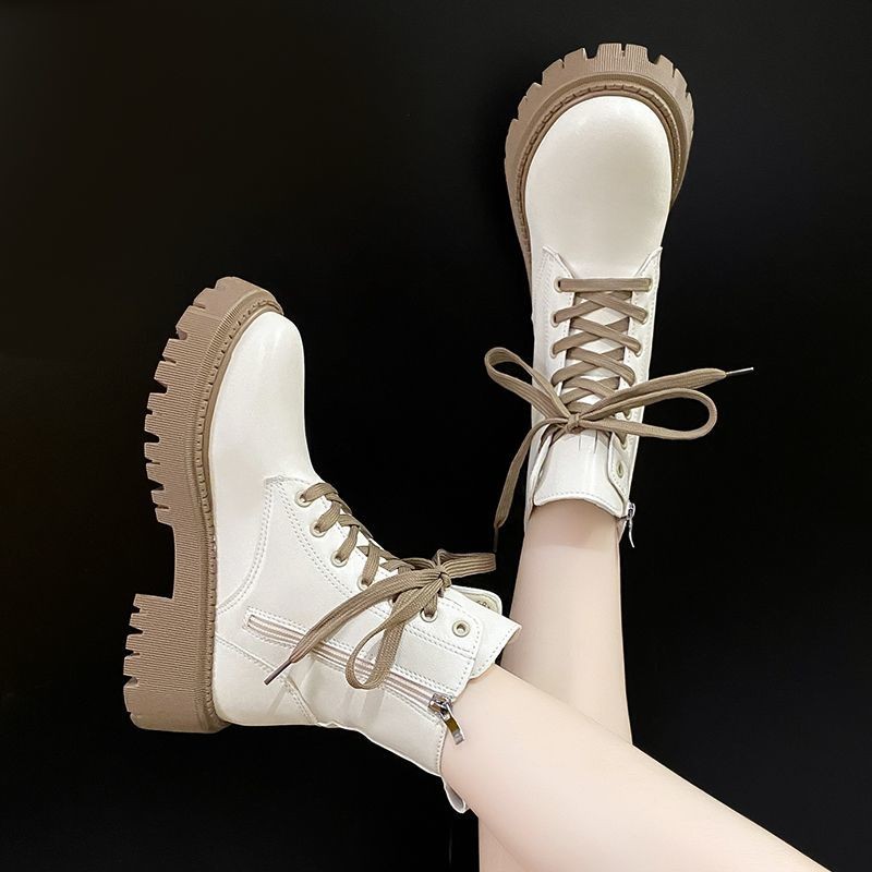 Martin Boots Women's 2025 Spring Autumn Single Boots Winter Plus Velvet ...