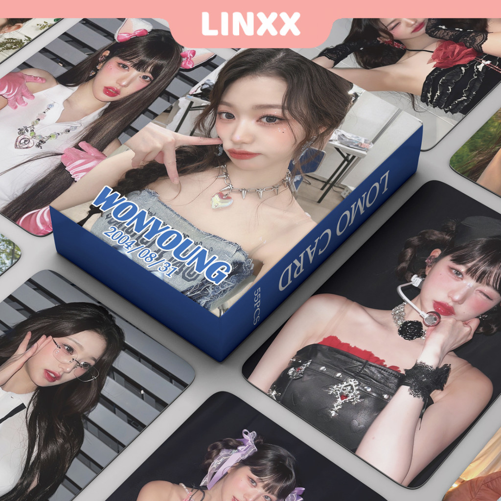 LINXX 55 Pcs IVE WonYoung Album Lomo Card Kpop Photocards Postcards Series | Shopee Malaysia