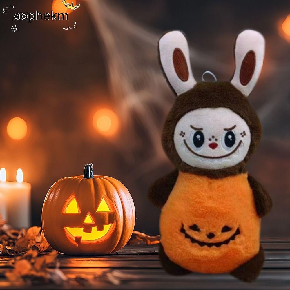 AOPHEKM Labubu Pumpkin Doll, POPMART Plush Labubu Box, Bag Pendant ...