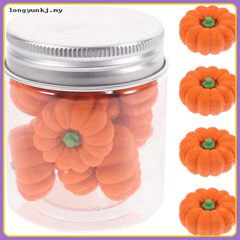 Erasers for Kids Halloween Simulated Food Pumpkin Jack-o-lantern Puzzle ...