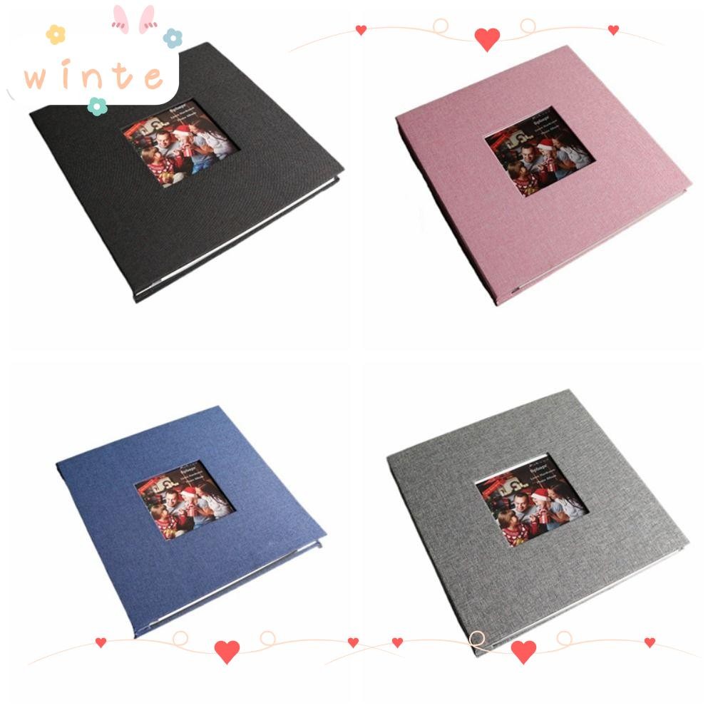 WINTE Pictures Storage , Linen Self-Adhesive Photo Album, High Quality ...