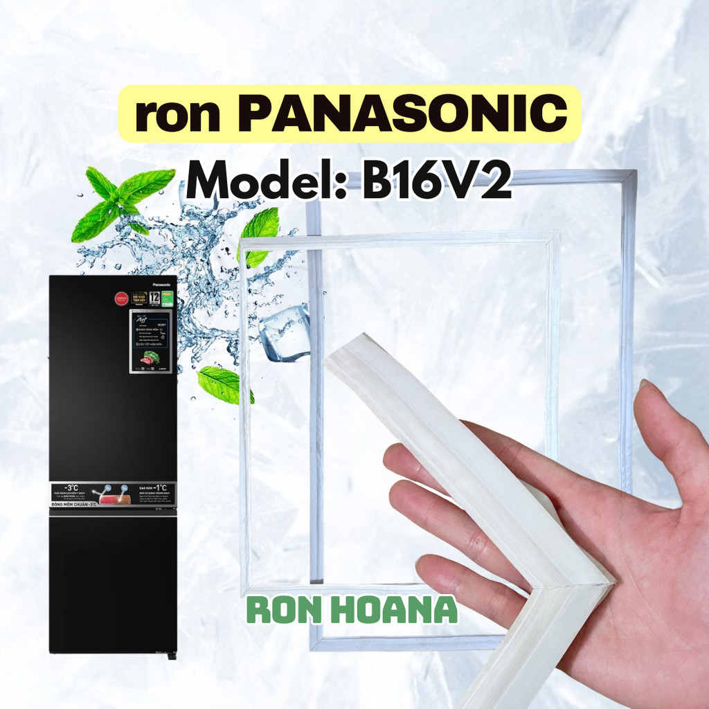 The seal of the Panasonic refrigerator door model NR B 16 V2 prevents the freezer compartment ...
