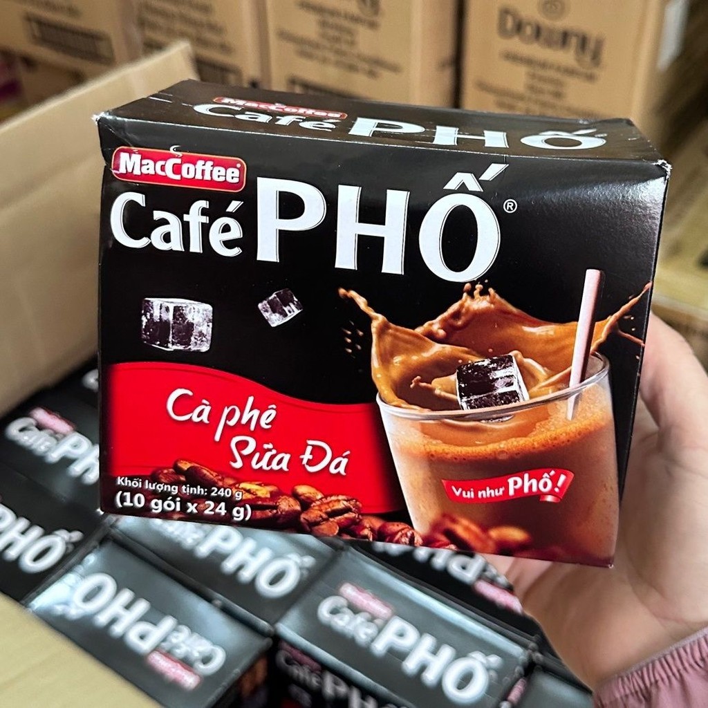 Vietnam Coffee cafe PHO 3 in 1 Instant Coffee Powder Milk Coffee 240g ...