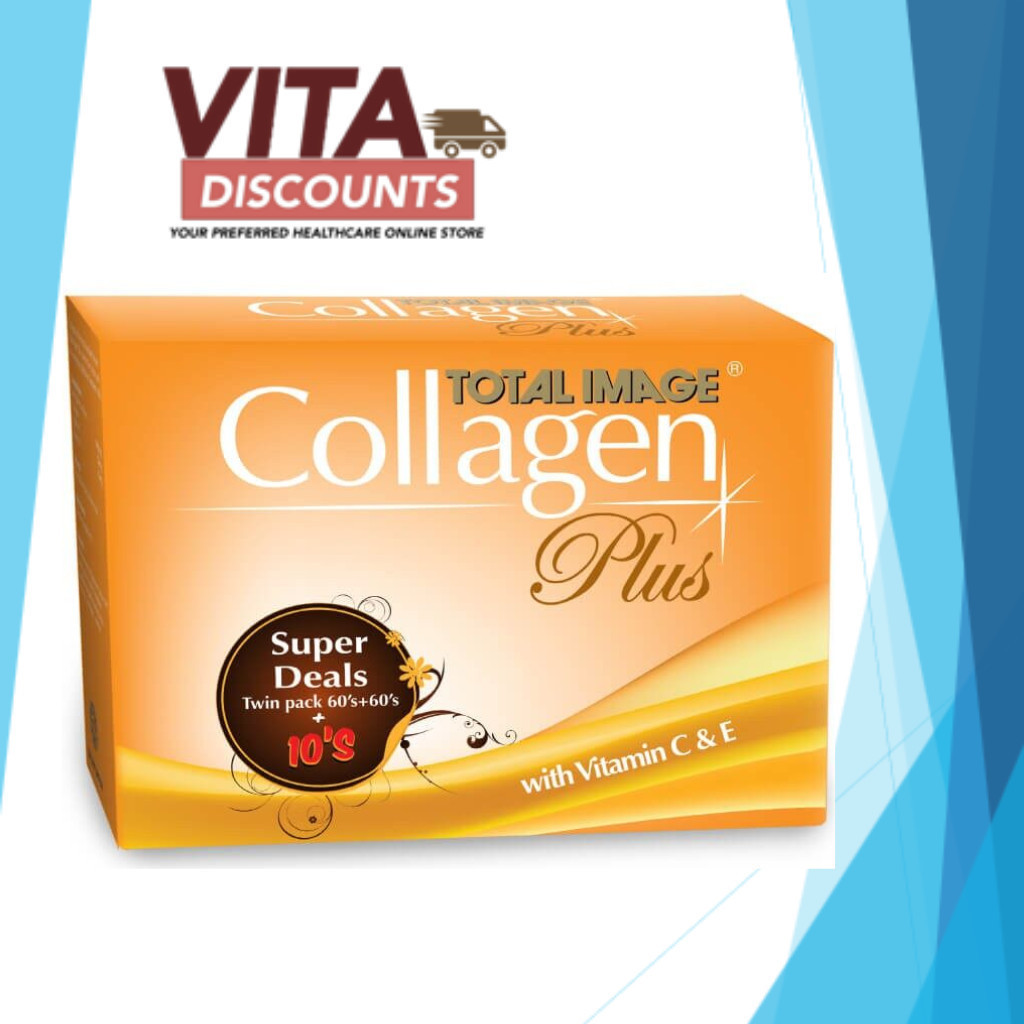TOTAL IMAGE COLLAGEN PLUS TABS 60S PACK-OF-2+10S EXP08/2026 | Shopee ...