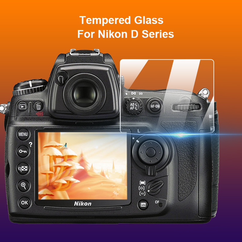 For Nikon D7000 D90 D700 D300 D300S Camera Tempered Glass 9H 2.5D LCD ...