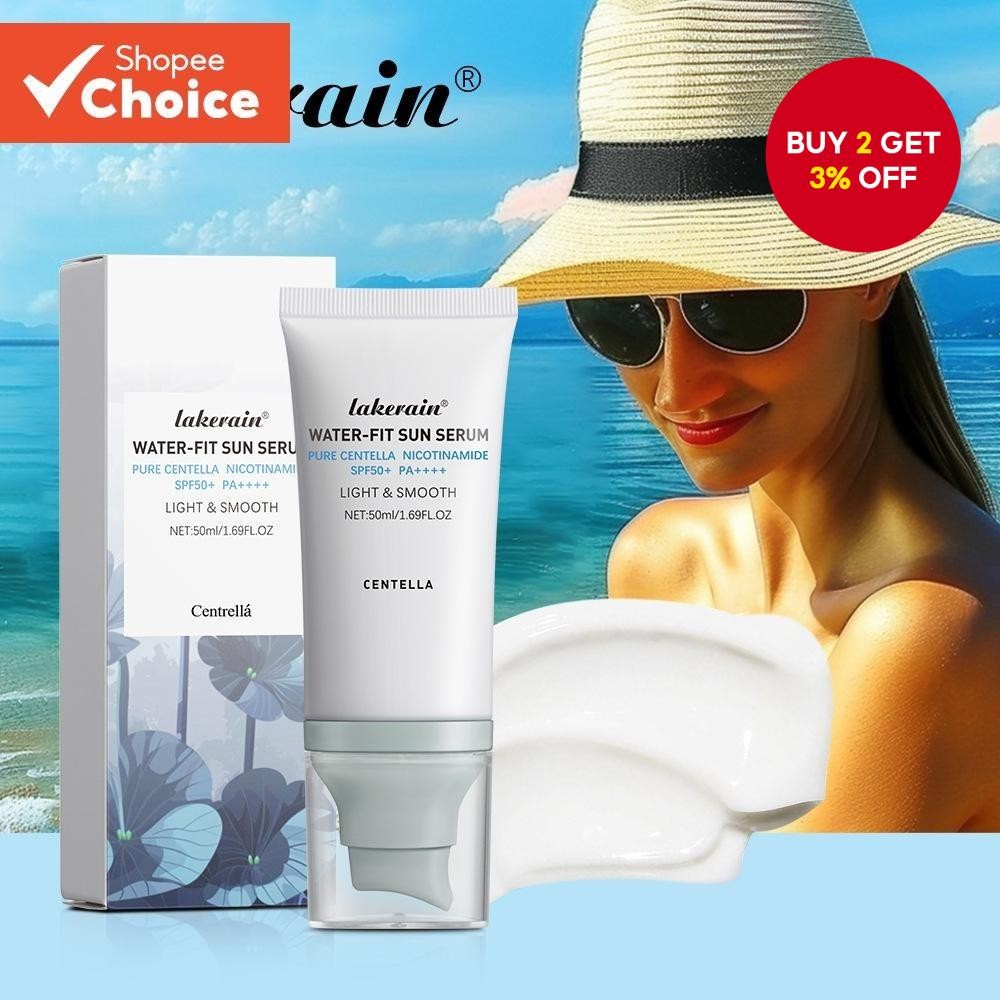 Centella Asiatica Sunscreen Essence Brighten Skin Tone Moisturizing Non ...