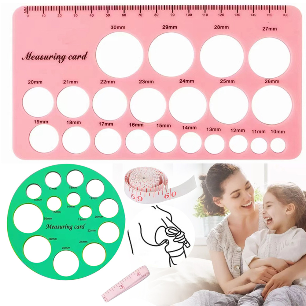 Silicone Nipple Measuring Ruler Tool Flange Sizing Safe Food Contact ...