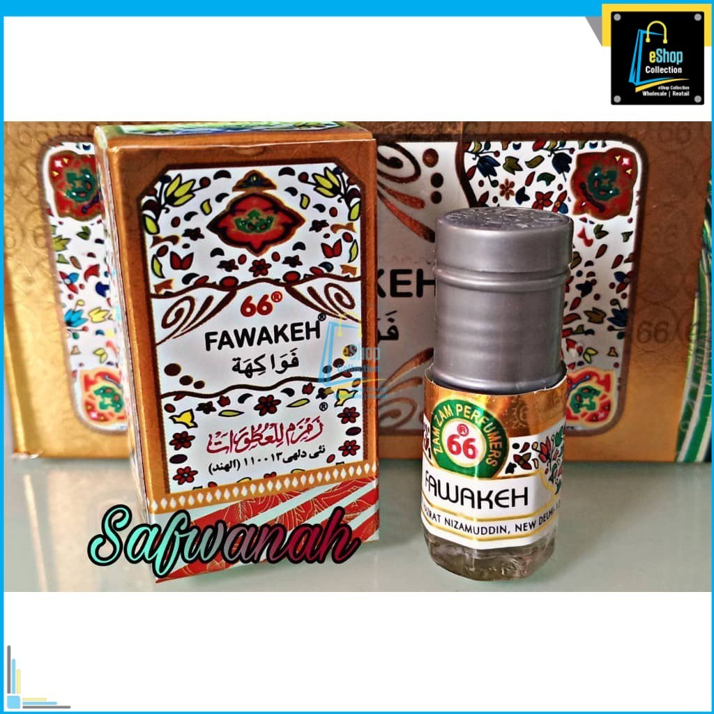 FAWAKEH 66, ZAM ZAM, MINYAK WANGI ATTAR ASLI 3ML ROLL ON ORIGINAL ...