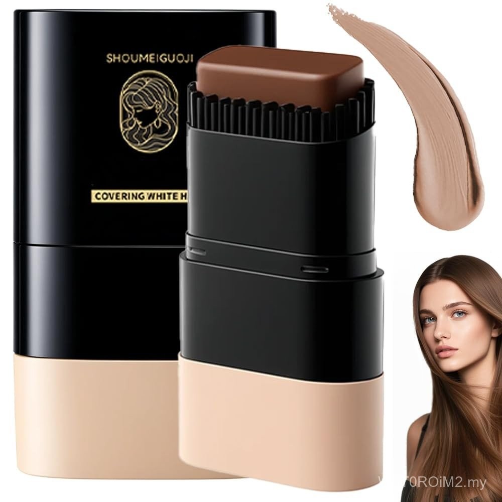 2-in-1 Hair Color Stick & Comb - Waterproof, Sweat-Proof Instant Root ...