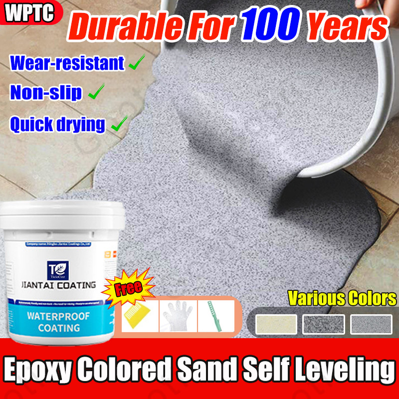 【24 hour shipping】 epoxy sand floor paint self leveling epoxy floor ...