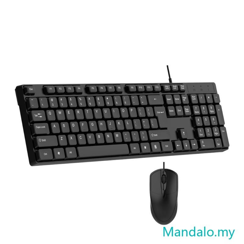 MEET Mechanical Gaming Keyboard and Mouse USB Corded Computer Keyboard ...