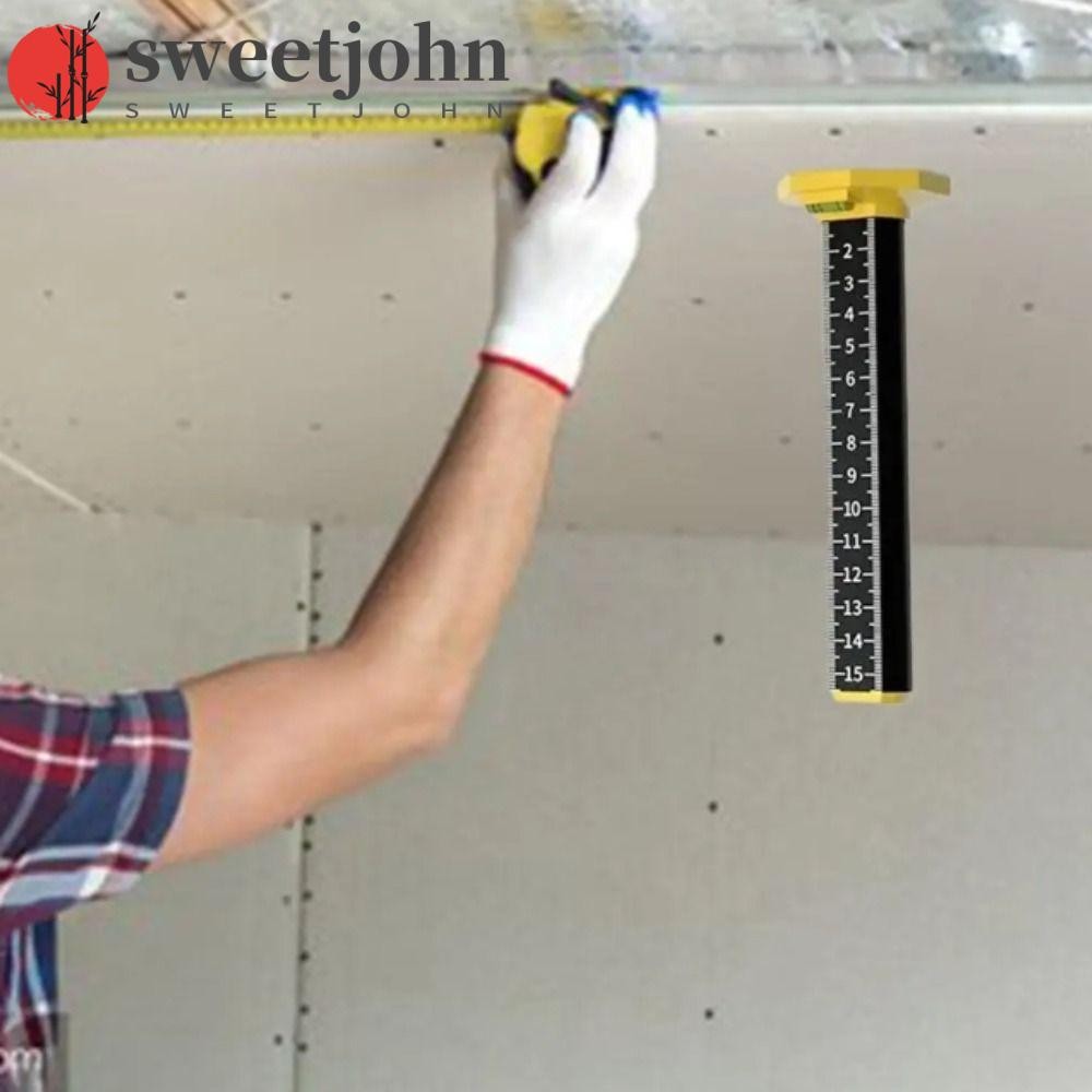 SWEETJOHN Ceiling Leveling Ruler, Magnetic Light Steel Equal Height Ruler, Keel Installation ...