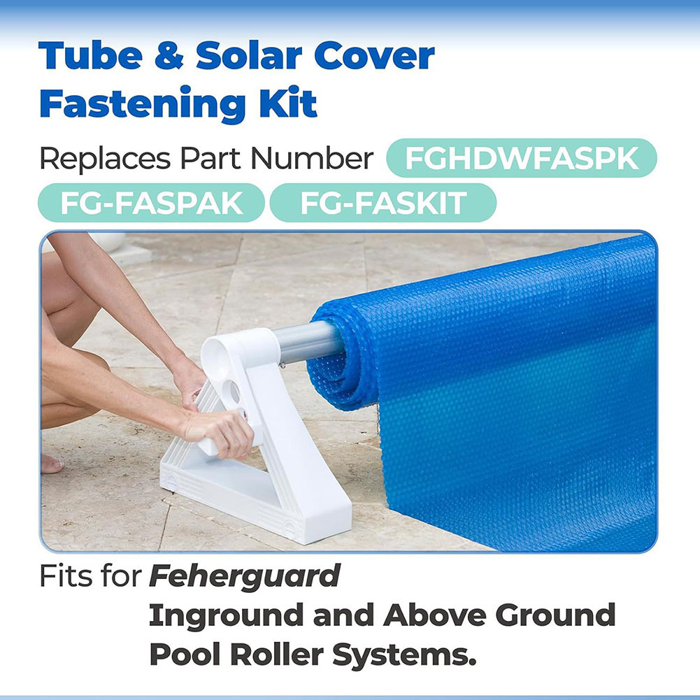 Tube and Solar Cover Fastening Kit Swimming Pool Solar Cover Fastening ...