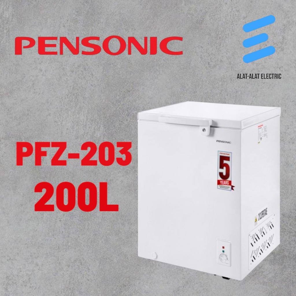 PENSONIC CHEST FREEZER PFZ-203 (200L) | Shopee Malaysia
