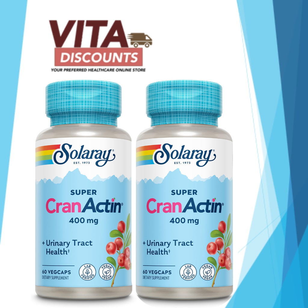 SOLARAY CRANACTIN 400MG CAPS 60S PACK-OF-2 EXP07/2027 | Shopee Malaysia