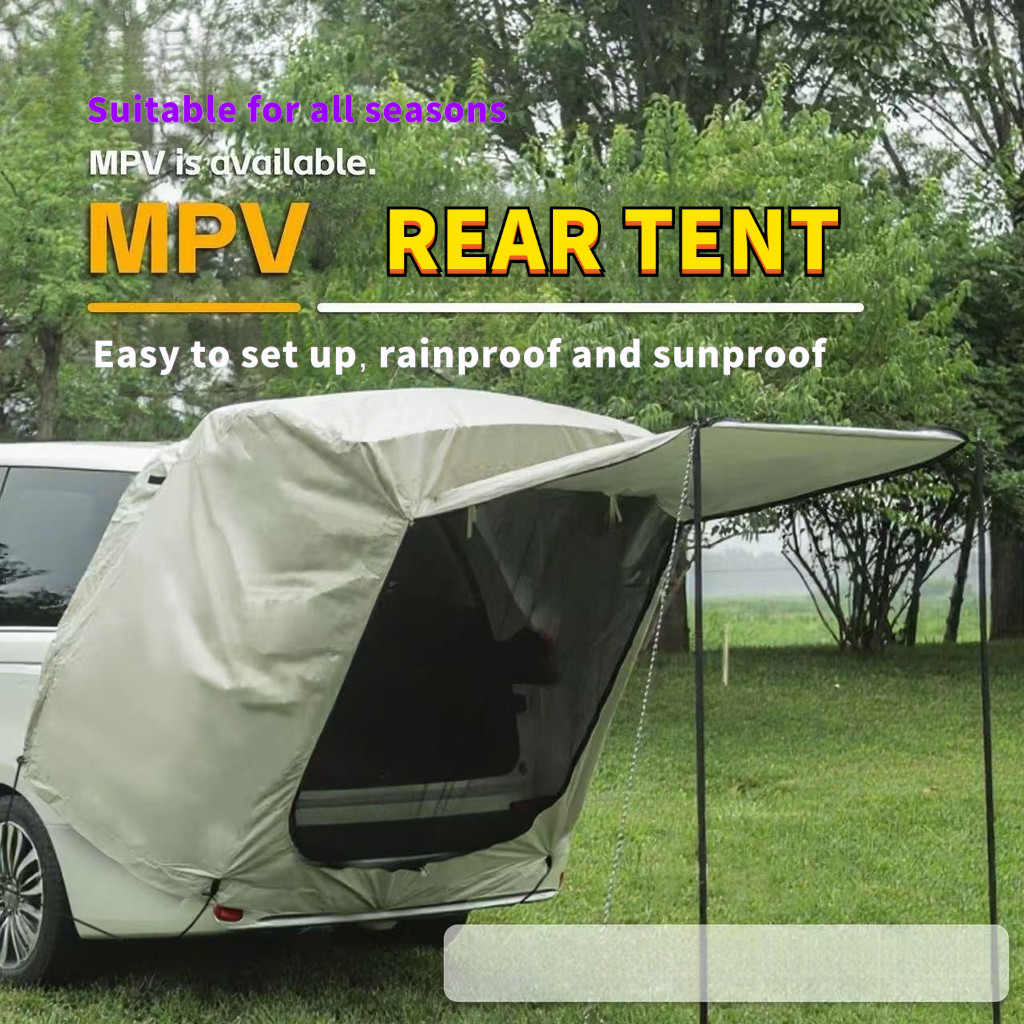 Car Tail Tent MPV Outdoor Car Tail Tent Camping Canopy Top Extension ...