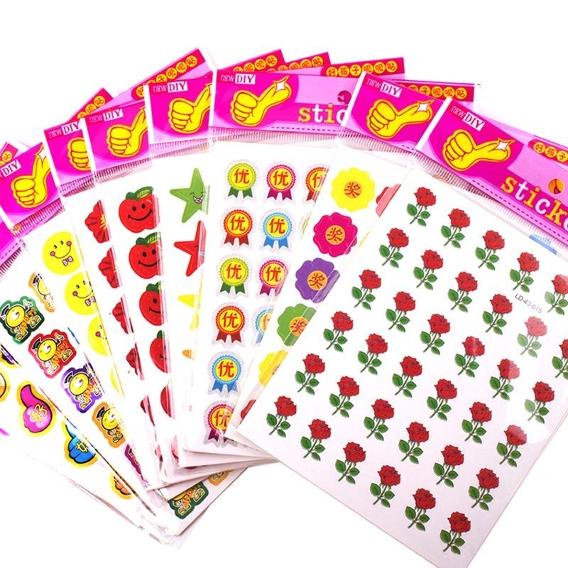 Kindergarten Sticker Reward Baby First Grade Elementary School Students ...